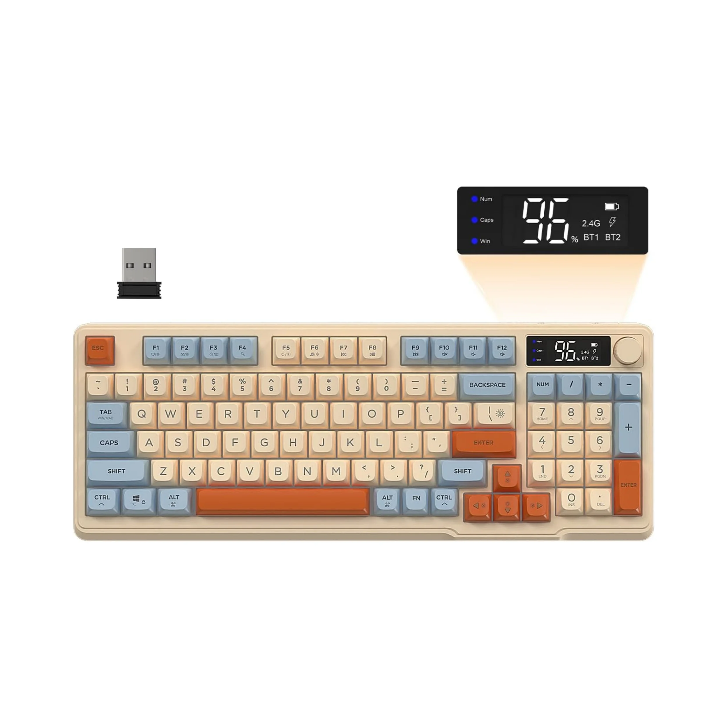 MAMBASNAKE-x-ZIYOU-LANG-M96-Wireless-Gaming-keyboard-Knob-Control ...