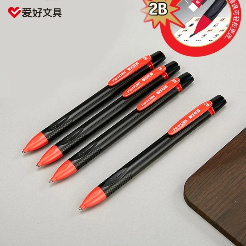 2B-Mechanical-Pencils-2mm-Automatic-Drafting-Pencil-with-Erasers-Office ...