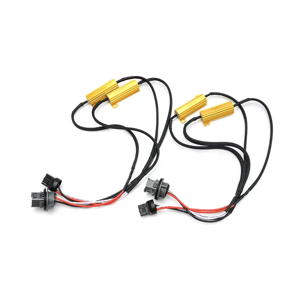 2PCS 50W 8Ω 8OHM Power Metal Warning Canceller Decoder Car Led Lamp OCB ...