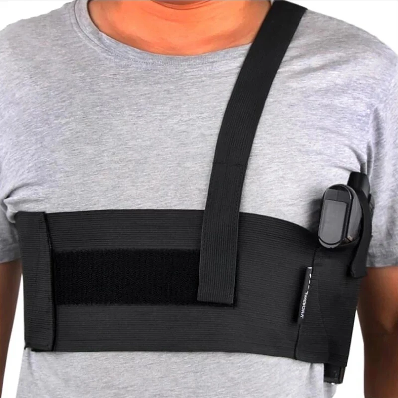 Tactical-Concealed-Pistol-Holster-Belly-Band-Gun-Carry-Case-Invisible ...