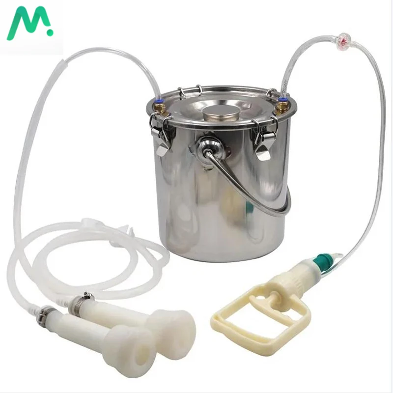 5L-Manual-Milking-machine-Stainless-Steel-Portable-Sheep-Goat-Cow ...