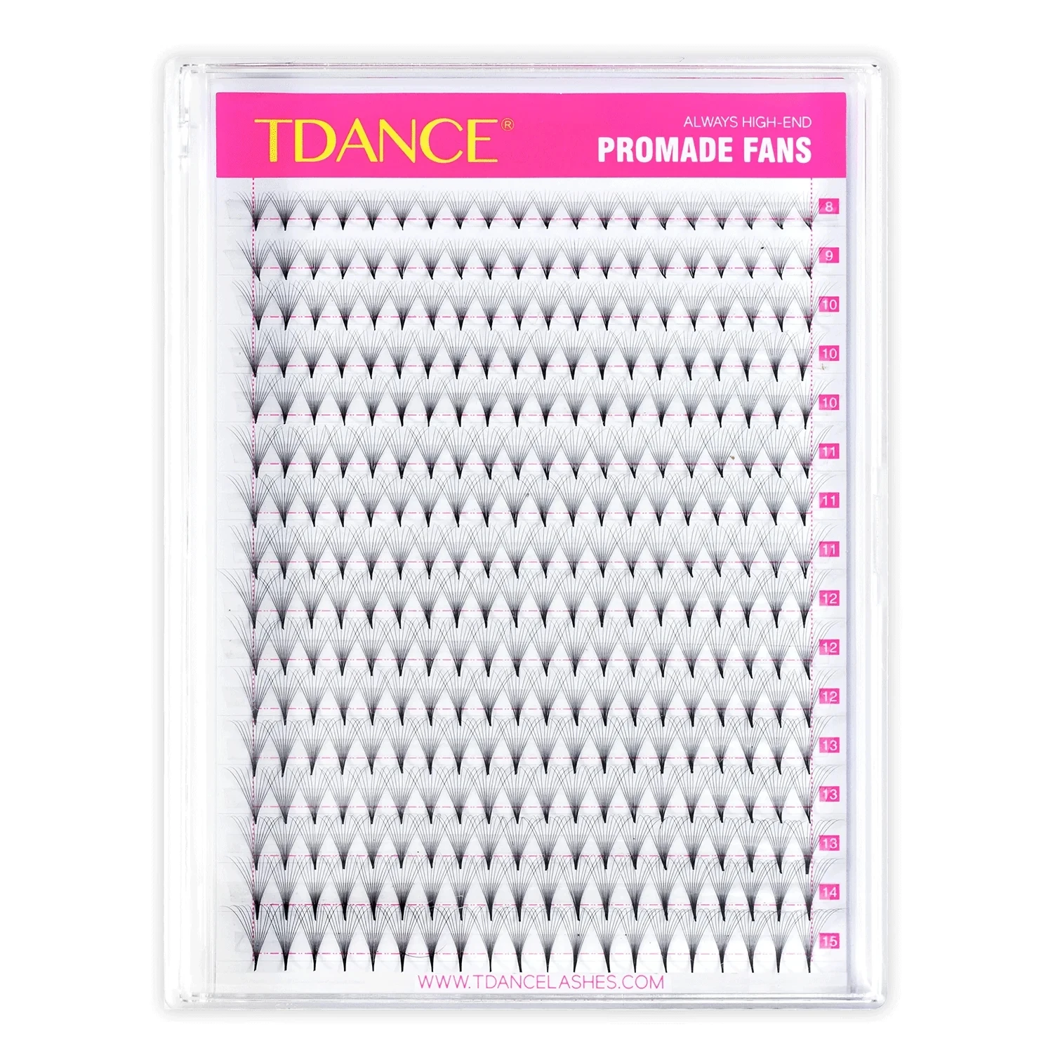 TDANCE-Point-Base-Premade-Eyelash-Extensions-16Rows-5D-6D-8D-10D-12D ...