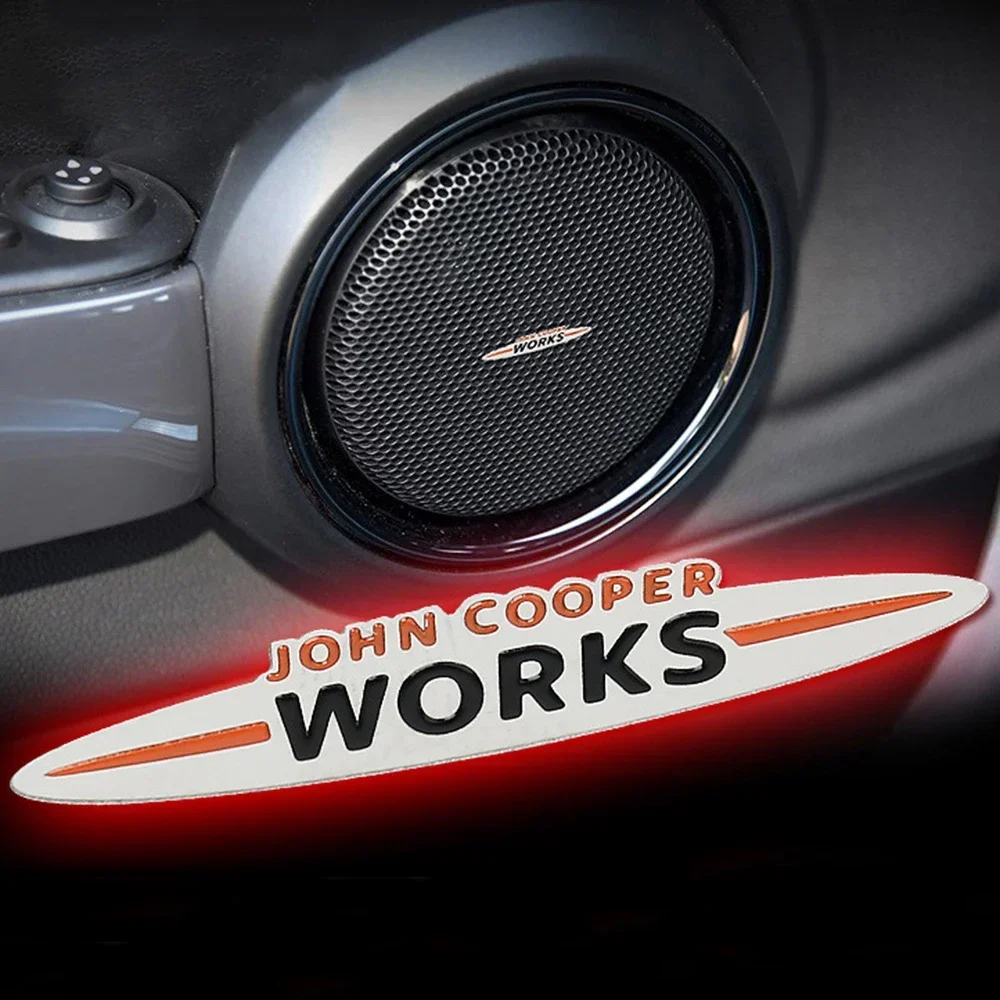 John Cooper Works Stickers Decals Metal Decoration For Mini Cooper JCW ...