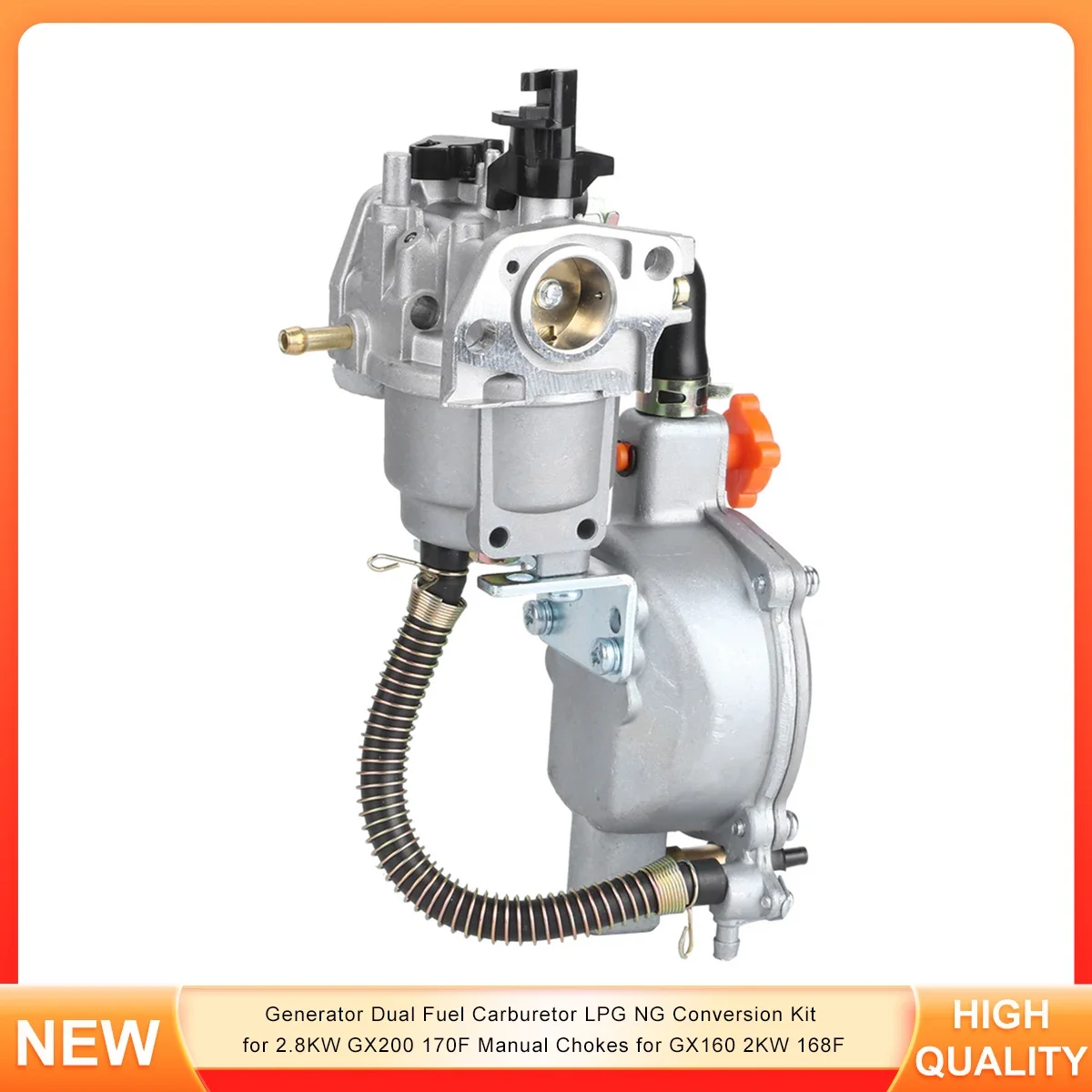 Generator Dual Fuel Carburetor LPG NG Conversion Kit for 2.8KW GX200 ...