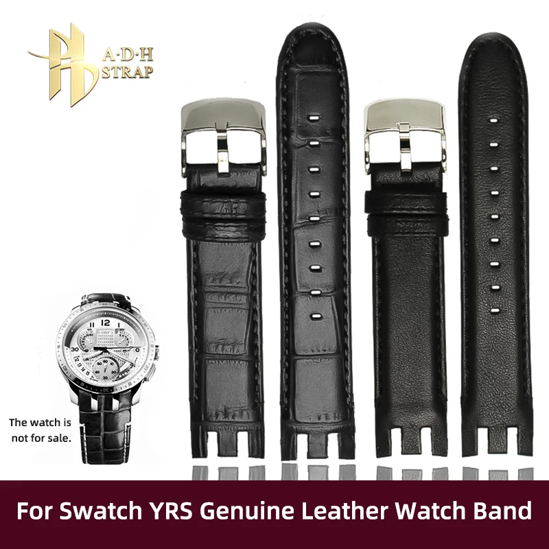 Dedicated-Interface-Leather-Watch-Strap-For-Swatch-YRS-Series-YRS403 ...