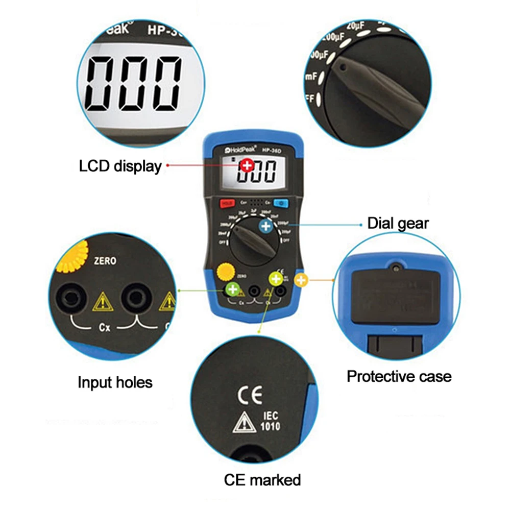 DM6013L-Digital-Capacitor-Tester-1999-Counts-200pF-20mF-Electronic ...