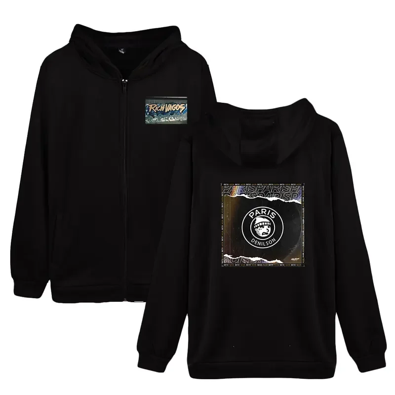 Rich-Vagos-Sudadera-con-capucha-y-cremallera-2D-para-mujer-su-ter-c ...