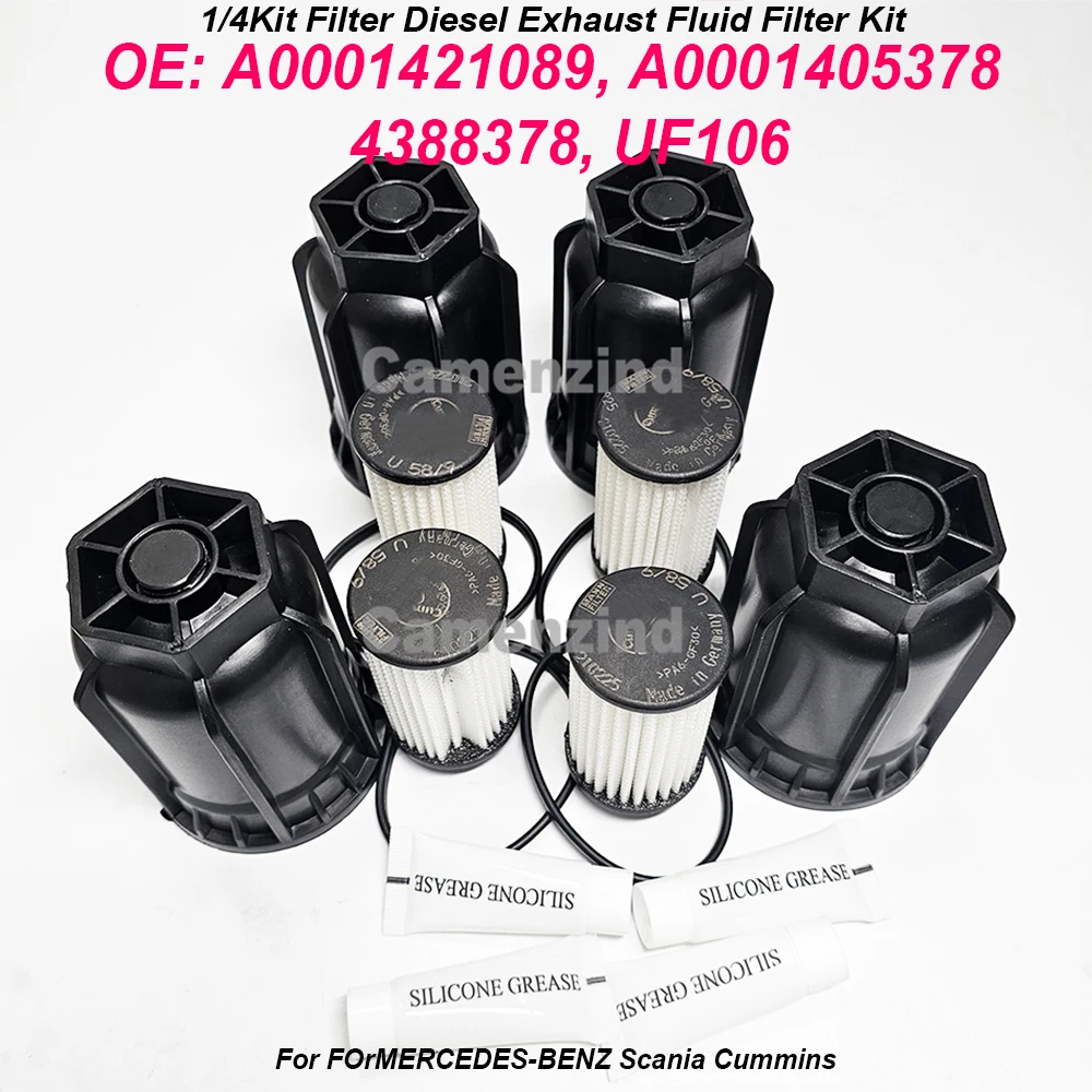 1/4PCS 4388378 UF106 Filter Diesel Exhaust Fluid Filter Kit NEW For ...