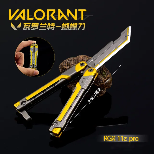 Balisong-Arma Valorant, Faca Borboleta, Versão Mini, Periférica do Jogo ...