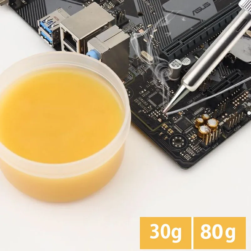 30g Mild Rosin Solder Flux Paste for Lead-Free PCB IC Electrical & Electronic Repairs and ...