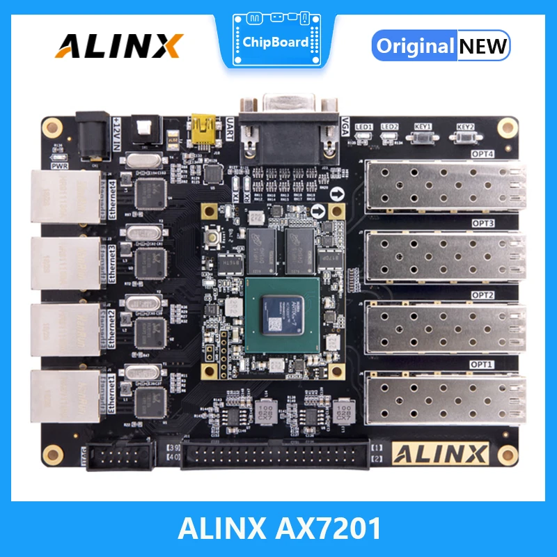 ALINX AX7201: XILINX Artix 7 XC7A200T FPGA Development Board A7 SoMs SFP Evaluation Kits ...