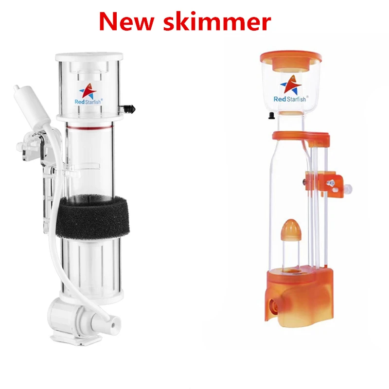 DC24V Red starfish skimmer DC-SQ-70 SQ-90 tanque de água do mar mini ...