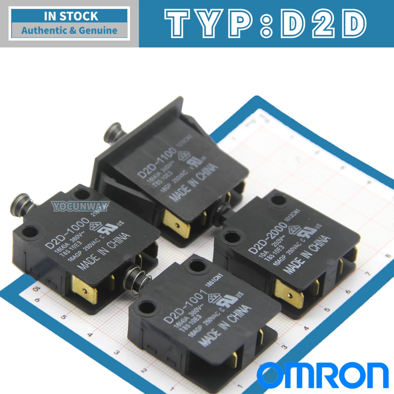 New-Authentic-Original-Japan-OMRON-Power-Door-Switch-D2D-1000-D2D-1001 ...