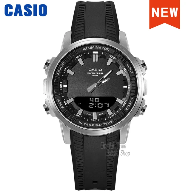 Casio watch for men top luxury set quartz 50m Waterproof Chronograph ...