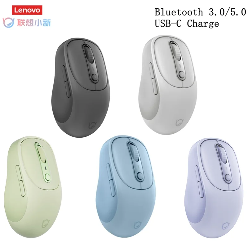 Lenovo-Xiaoxin-Mouse-Bluetooth-tanpa-kabel-Plus-BT-3-0-5-0-Mouse-bisu ...