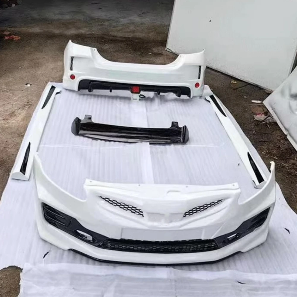 Front-Rear-Bumper-Side-Skirt-Rear-Wing-for-Honda-FIT-JAZZ-04-07 ...