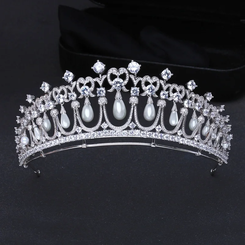The Cambridge Lover's Knot Tiara,Classic Europe Royal Replica Pearls ...