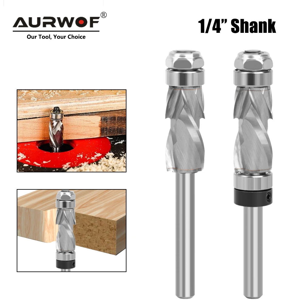 AURWOF-1PC-1-4-Shank-Bearing-Ultra-Perfomance-Compression-Flush-Trim ...