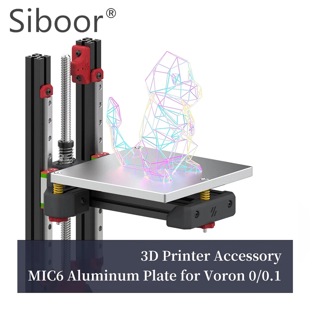 3D Printer Support Aluminum Plate Hotbed Z Axis Support Plate 120*120 ...