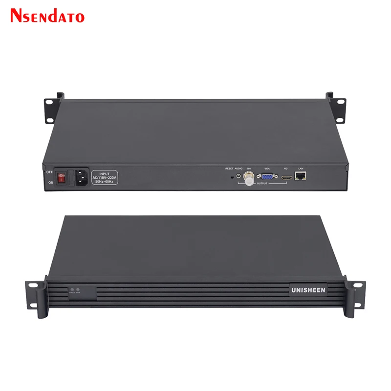 H.265 H.264 Vga Hdmi Sdi Video Decoder Box 1u Rack Transmitter Ip ...
