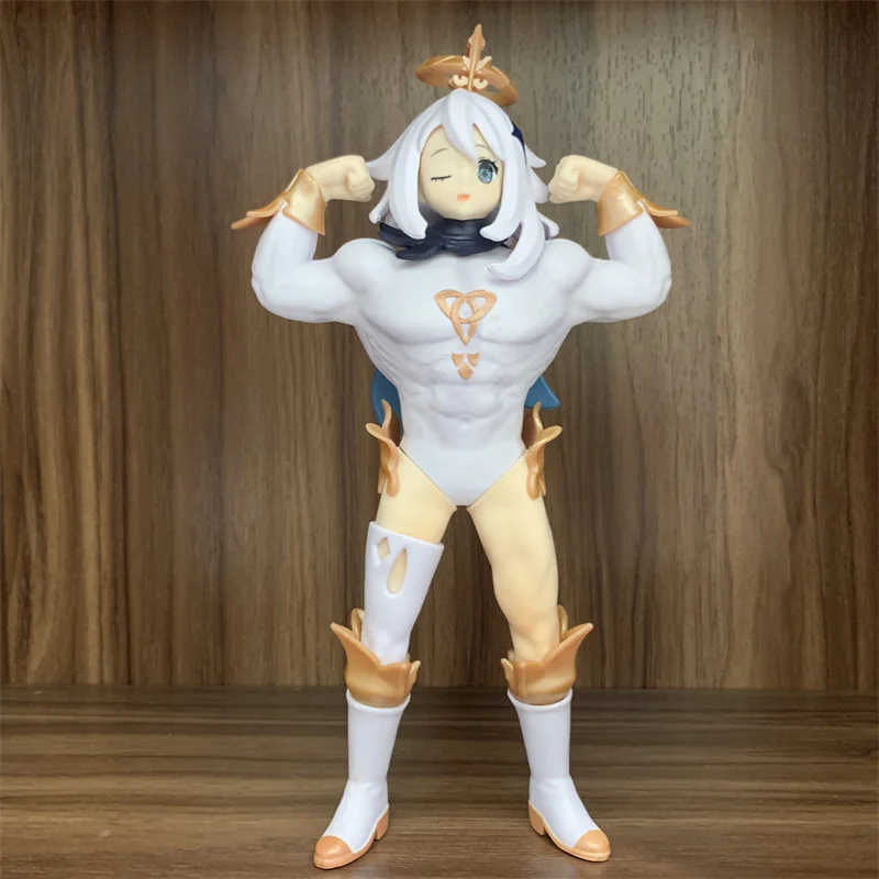 23cm-Muscle-Paimon-Lovely-Fitness-Paimon-Figure-Game-Genshin-Impact ...