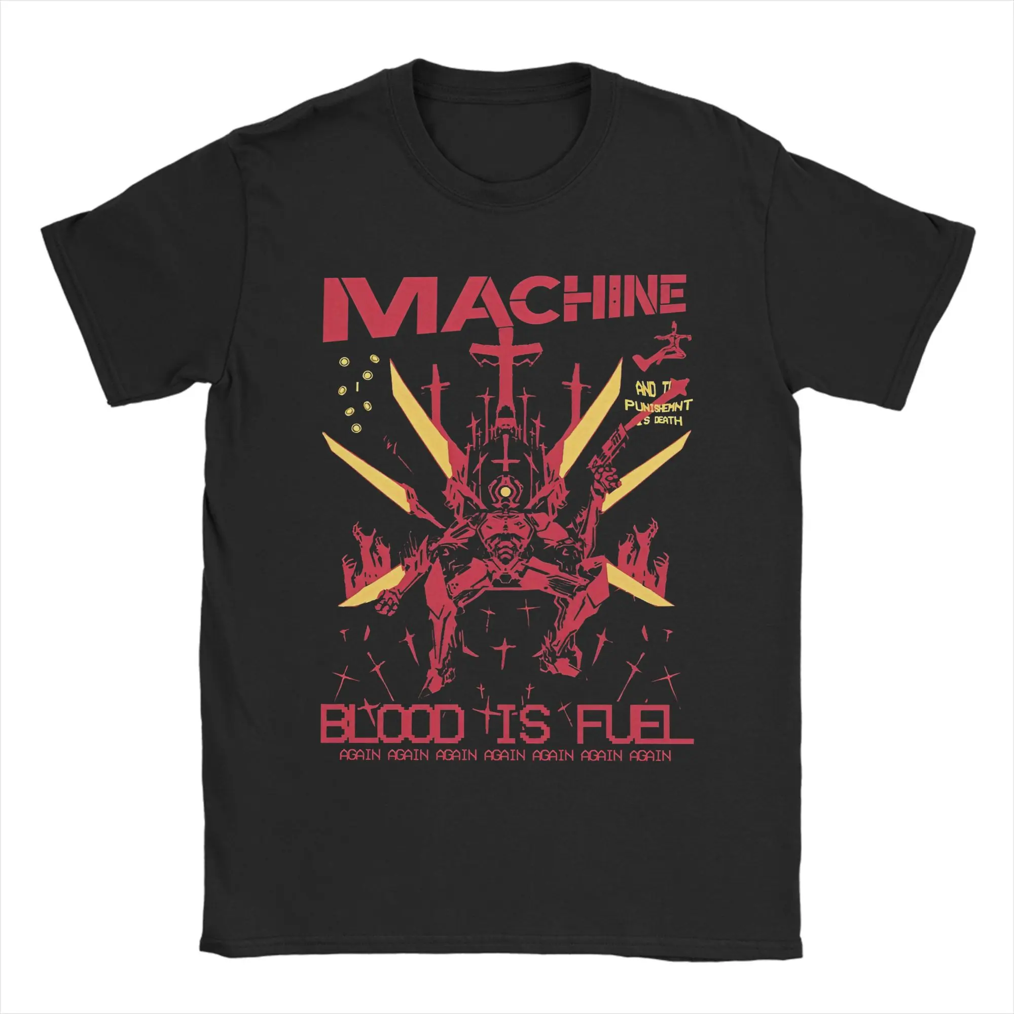 Camisetas Ultrakill Blood is Fuel para hombre, camisetas de ocio 100% ...