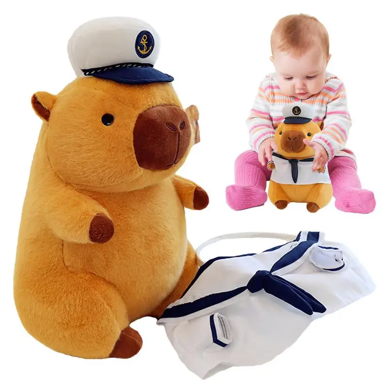 Stuffed-Capybara-Kawaii-Stuffed-Animals-With-Navy-Sailor-Suit-Cute ...