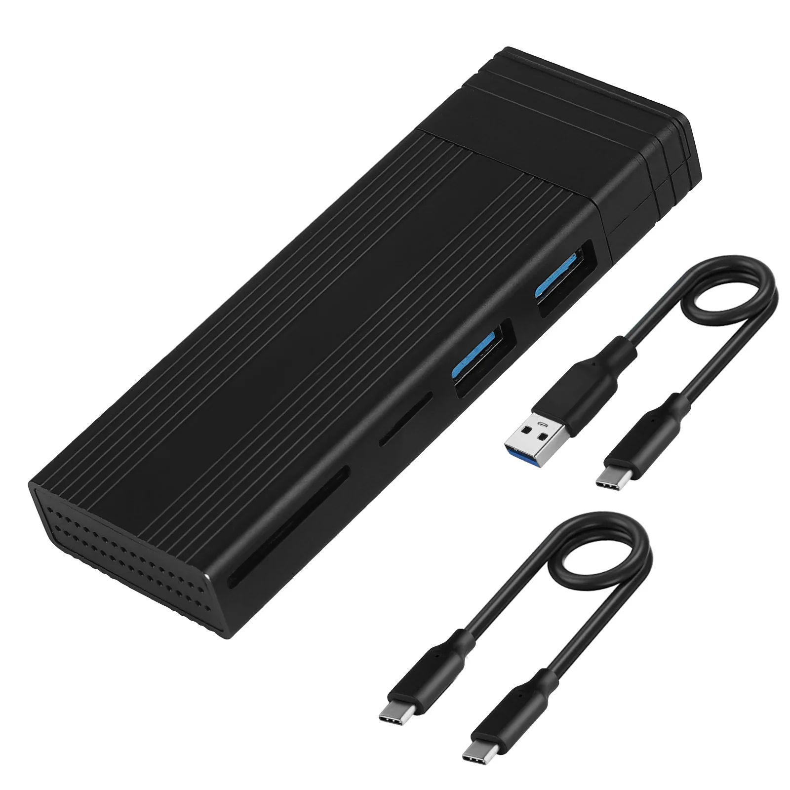 USB-C-Hub-M-2-NVMe-SSD-Case-Dual-Protocool-NVMe-Enclosure-SD-TF-Card ...
