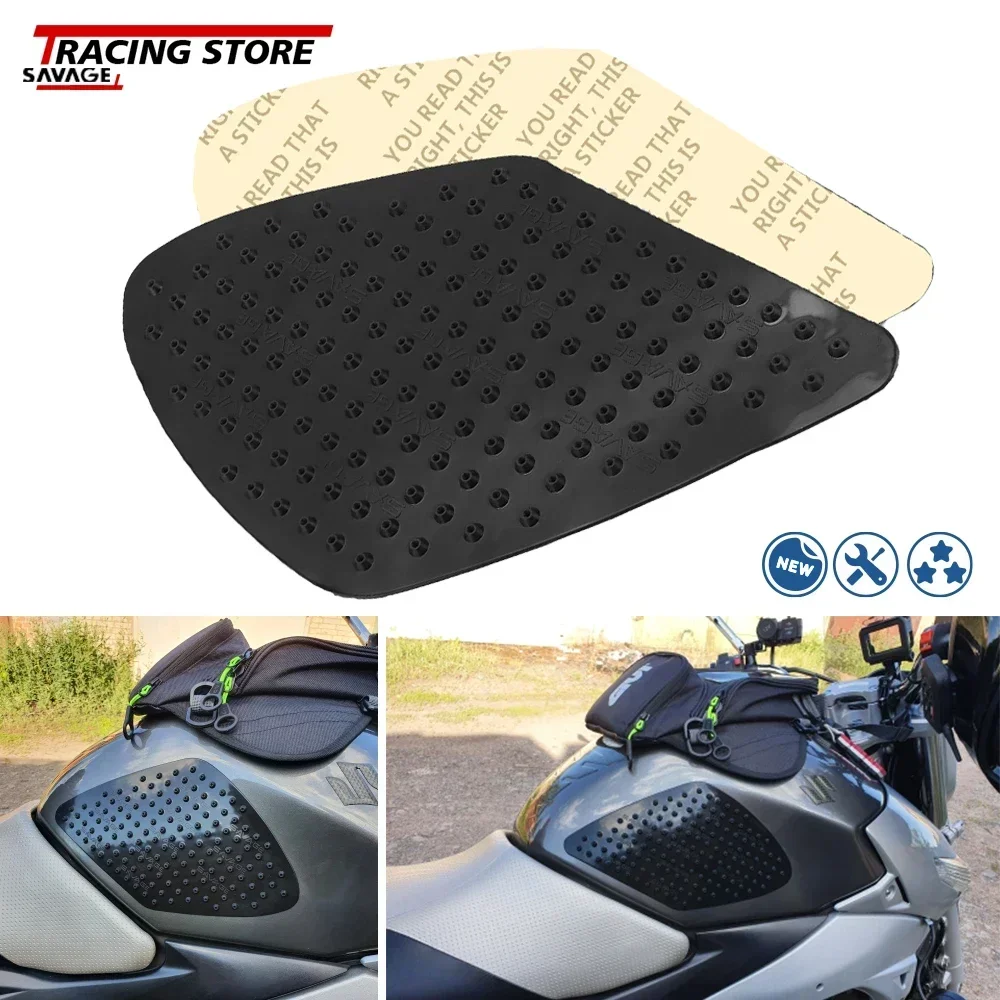 Tank Traction Pad Motorcycle Side Decal Gas Knee Grip Protector Anti ...