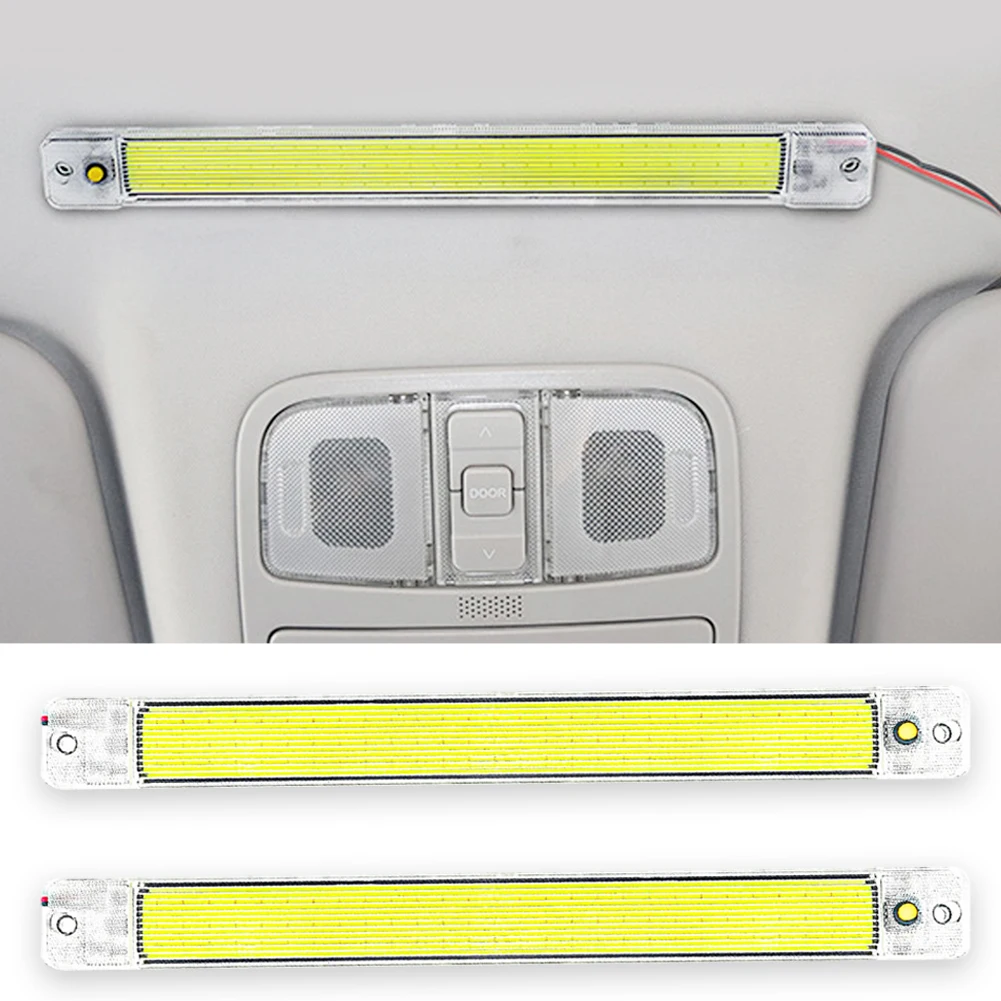 84-LED-10W-Car-Interior-Led-Light-Bar-White-Light-Tube-with-Switch-for ...