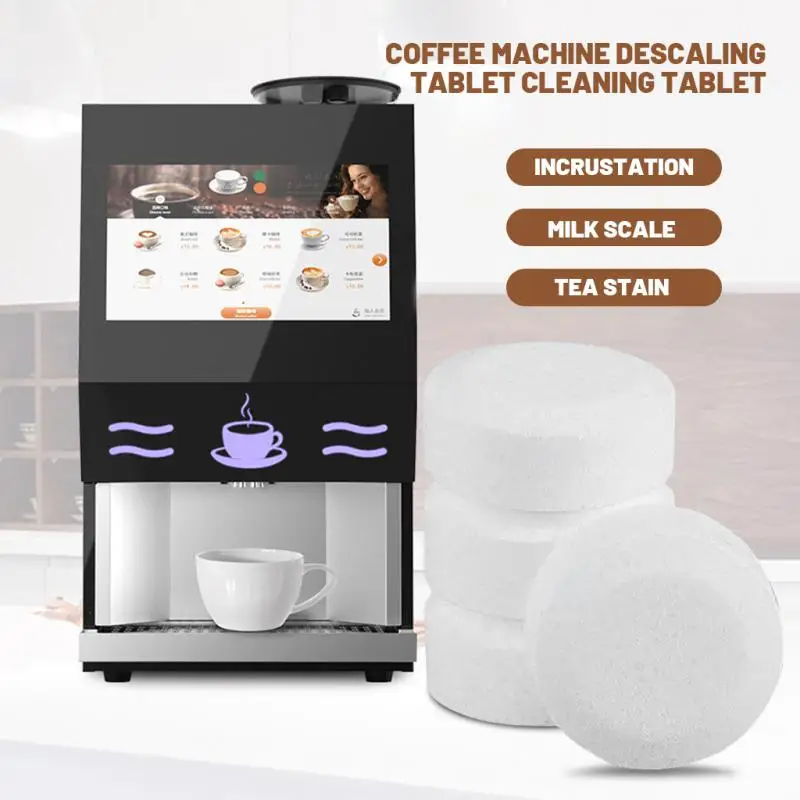 Espresso Coffee Machine Cleaning Tablet Removing Oil Cleaning All ...