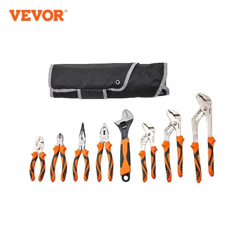 VEVOR-8-Piece-Pliers-Set-8-Linesman-s-Pliers-6-Slip-Joint-Pliers-8-Long ...