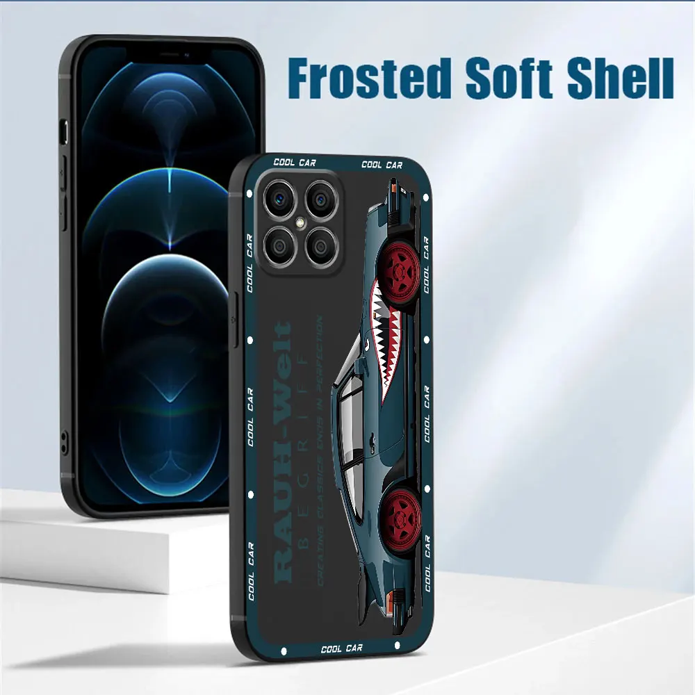 JDM Tokyo Drift Sports Car Design Silicone Phone Case for Honor X7b 4G ...