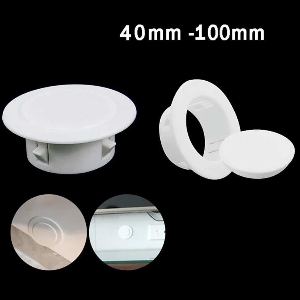 1pc 40-100mm Decorative Wall Hole Cover Protective Vents Decor Cap ...