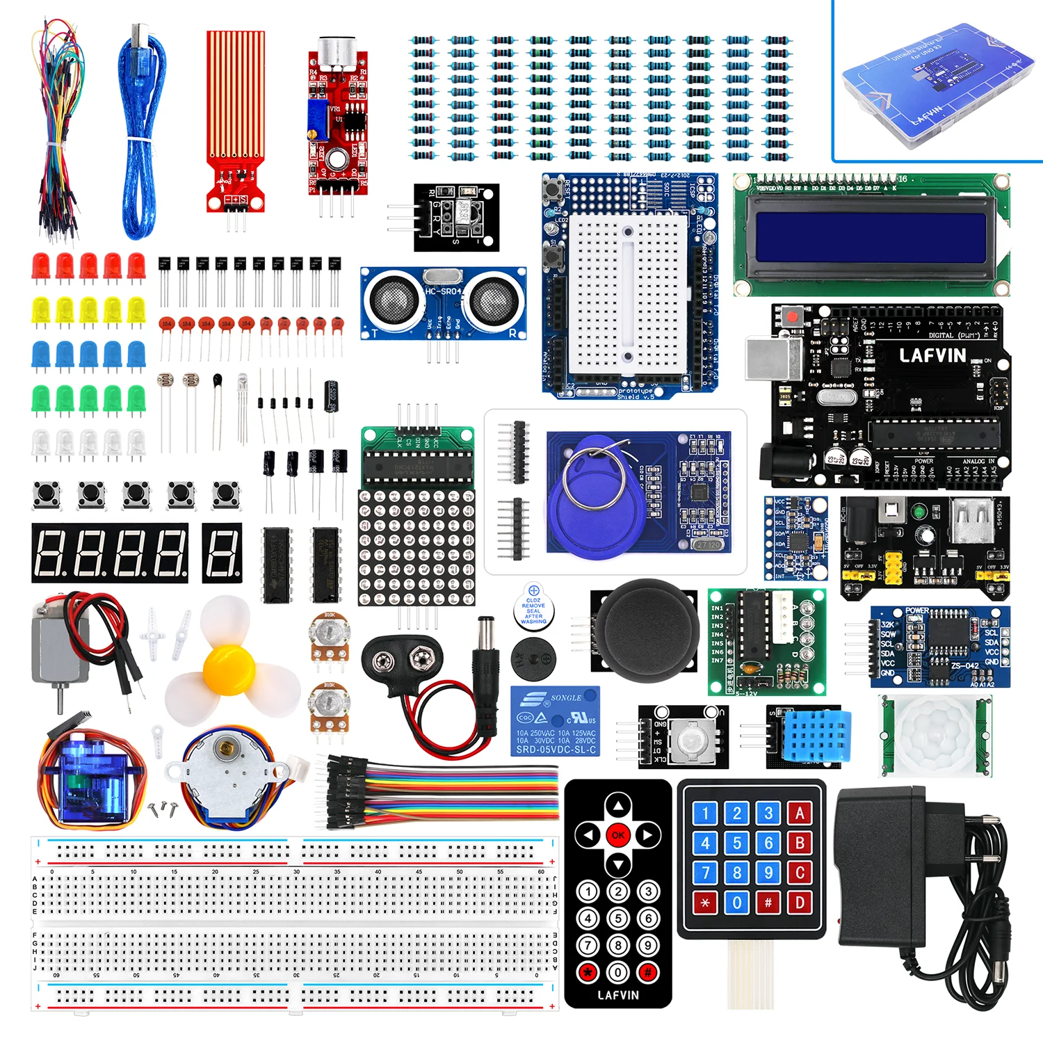 LAFVIN-Kit-de-iniciaci-n-para-Arduino-UNO-R3-Ultimate-Starter-Set-versi ...