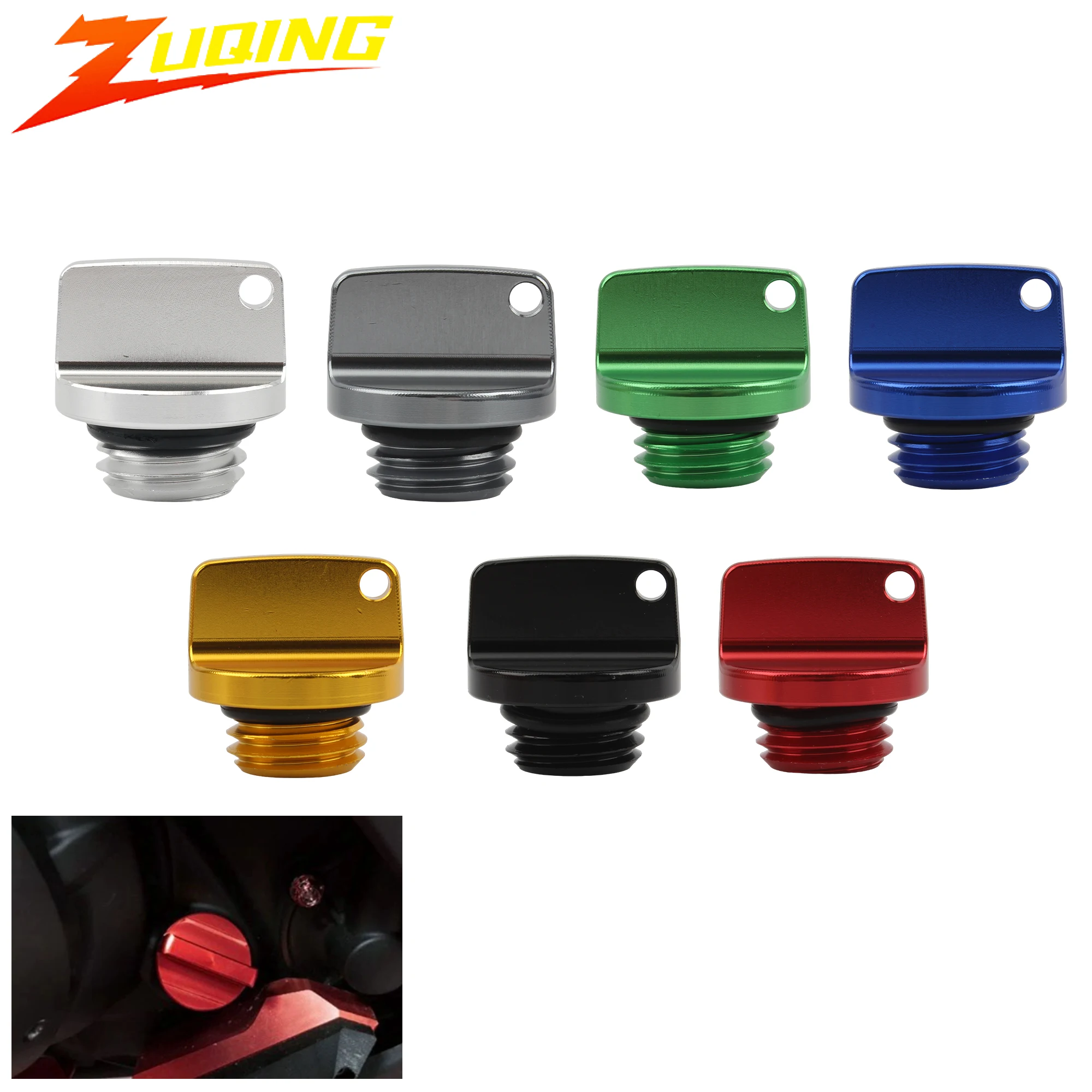 Motorcycle-CNC-Engine-Oil-Filler-Cover-M20-2-5-Oil-Filler-Cap-Plug-for ...