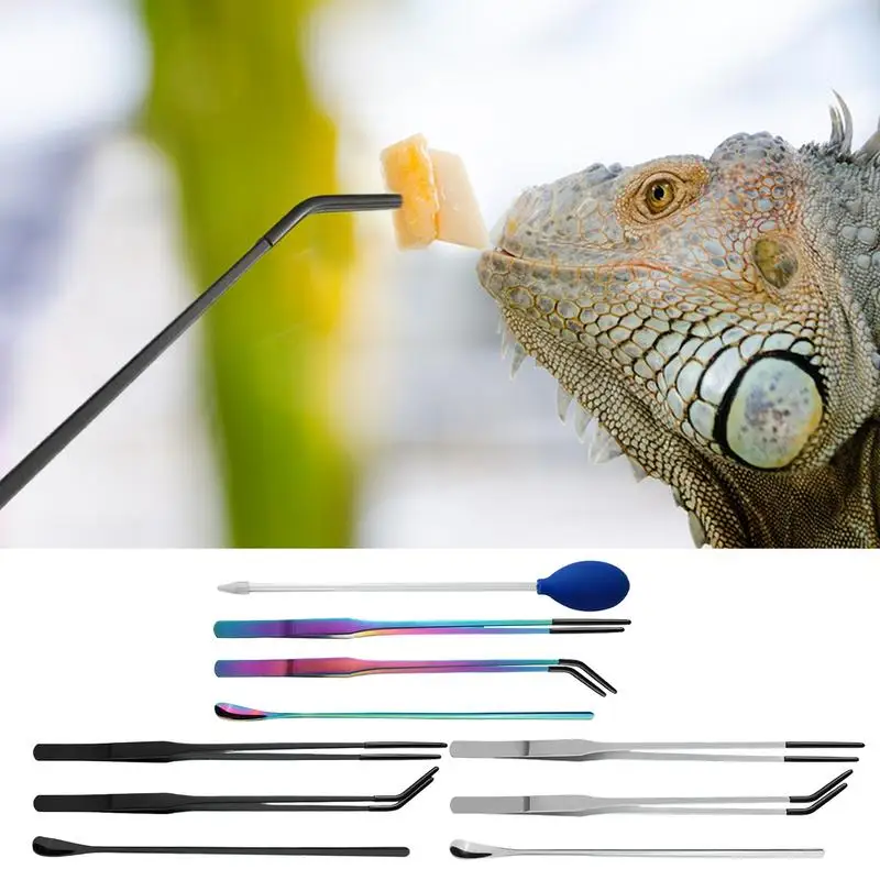 Terrarium Aquarium Tools 4 Pieces Aquarium Tweezers Set Comfortable ...