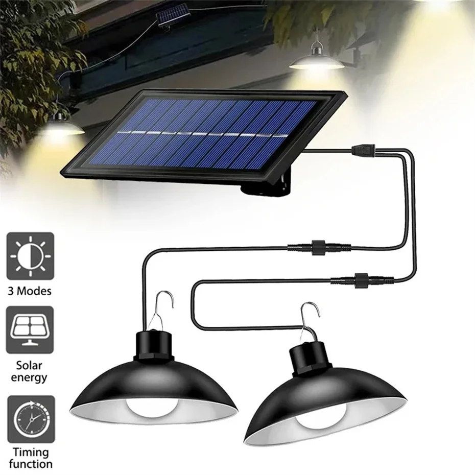 Solar Shed Lights Outdoor Indoor, Led Dusk to Dawn Battery Powered ...
