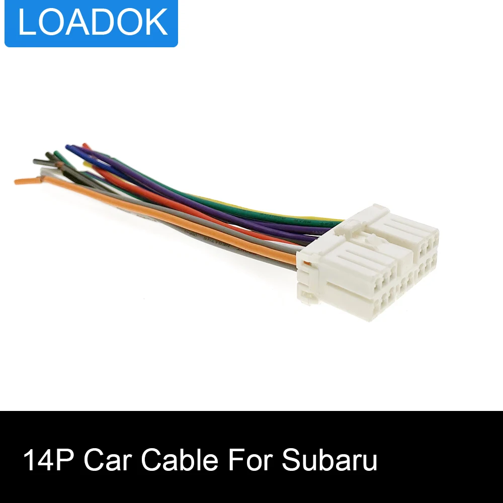 Car 14 Pin Power Speaker Wire CD Stereo Radio ISO Wiring Harness ...