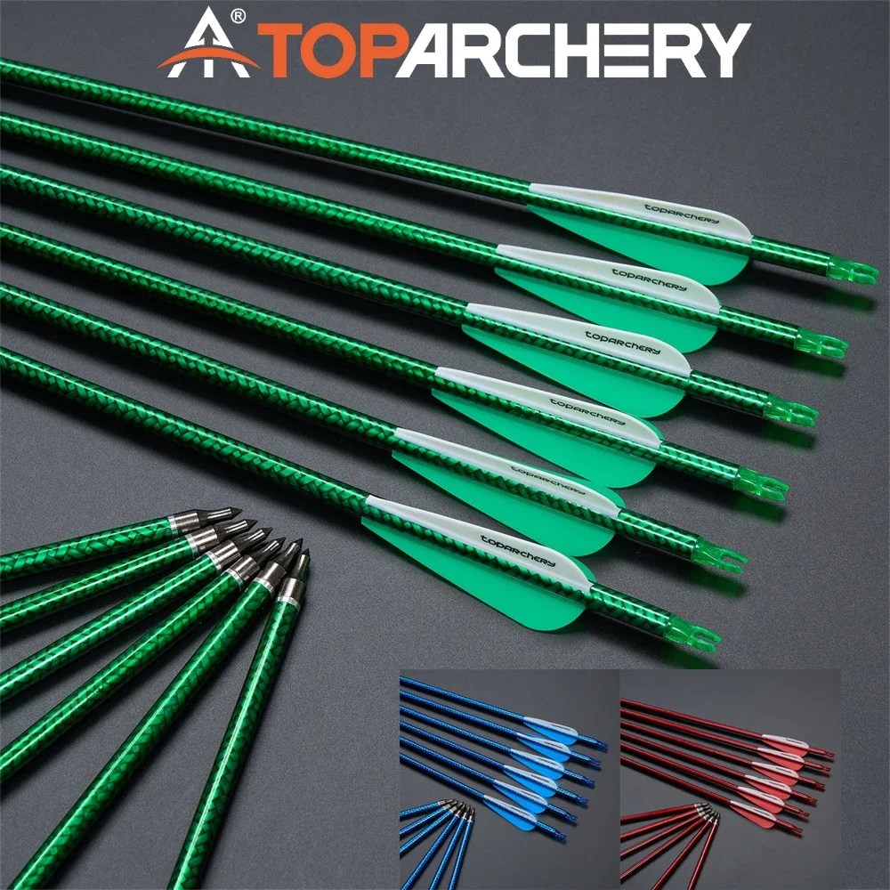 31-5-Carbon-Arrows-ID6-2mm-Archery-Arrows-with-Woven-Pattern-for ...
