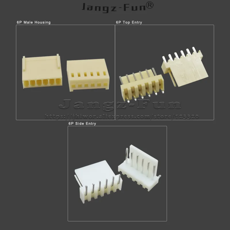50pcs-6P-JST-2510-2-54-Plug-2-54mm-6-Pin-Male-Female-Housing-Header ...