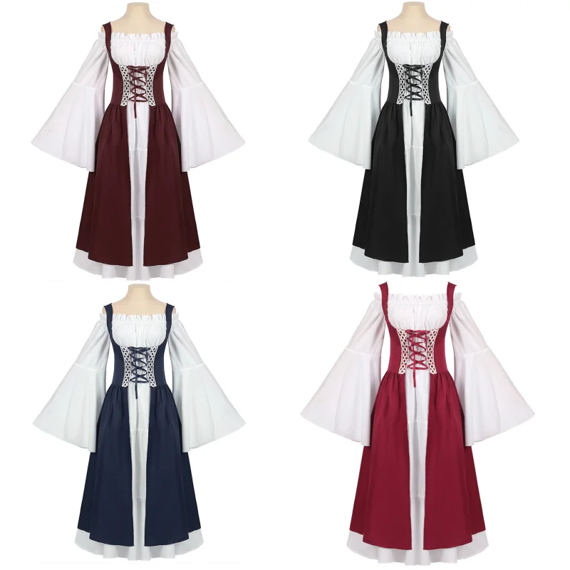 Medieval-Punk-Dress-Cosplay-Halloween-Costumes-Women-Palace-Carnival ...