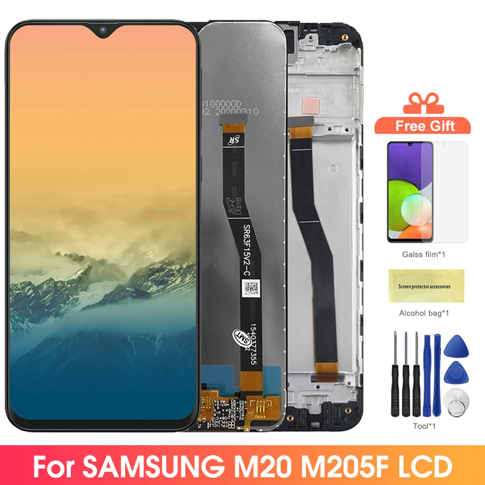 6-3-M20-Display-Screen-for-Samsung-Galaxy-M20-M205-M205F-M205G-Lcd ...