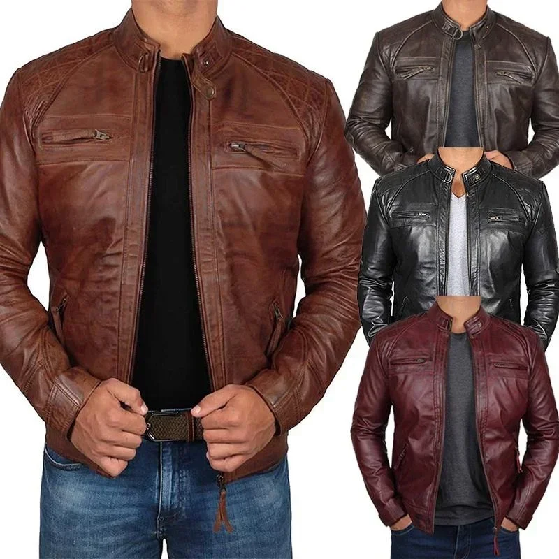 Plus-Size-Jacket-S-5XL-Men-s-Autumn-Winter-Leather-Jacket-Casual-Stand ...