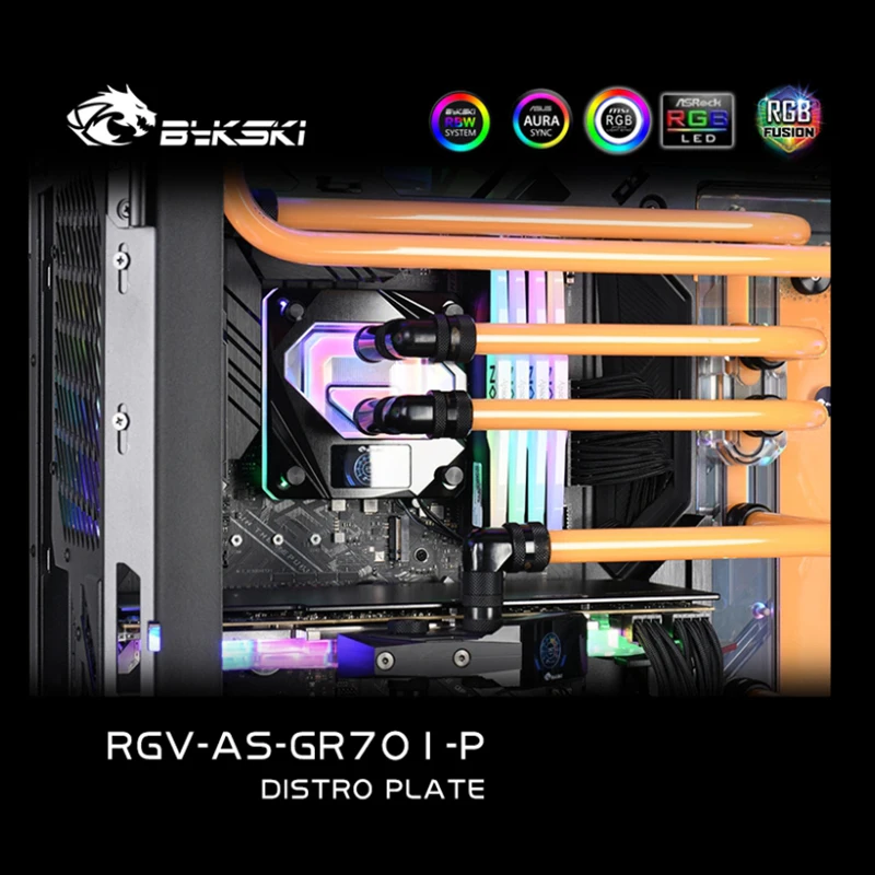 Bykski Acrylic Distro Plate /Board Cooler Solution for ASUS ROG ...