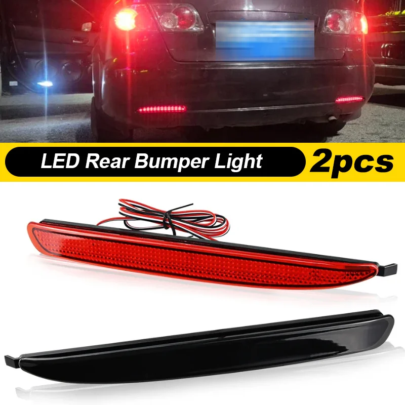2pc-LED-Rear-Bumper-Reflectors-Light-for-MAZDA-6-Car-Accessories-Red ...