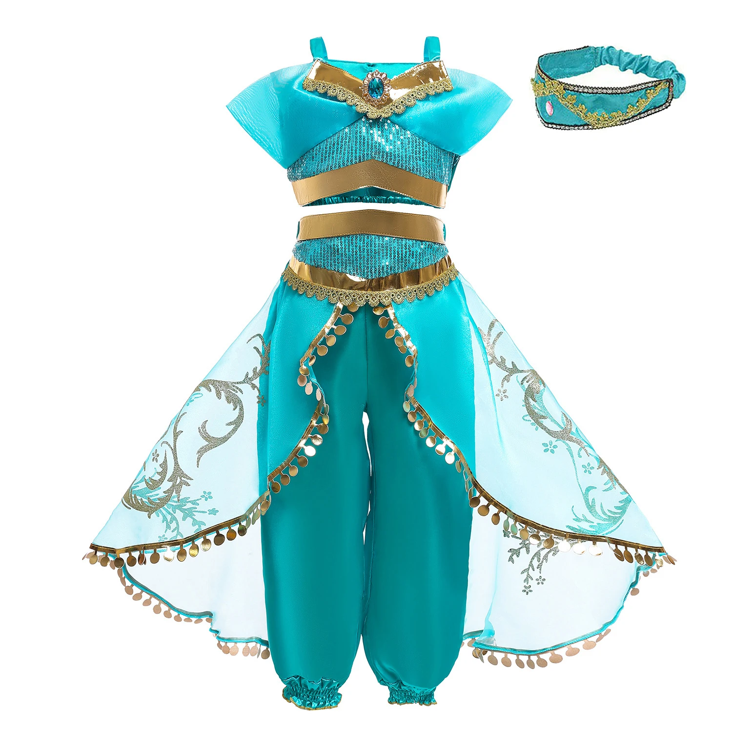 Frozen Elsa Anna Princess Costume Girls Halloween Dress Kids Cosplay ...
