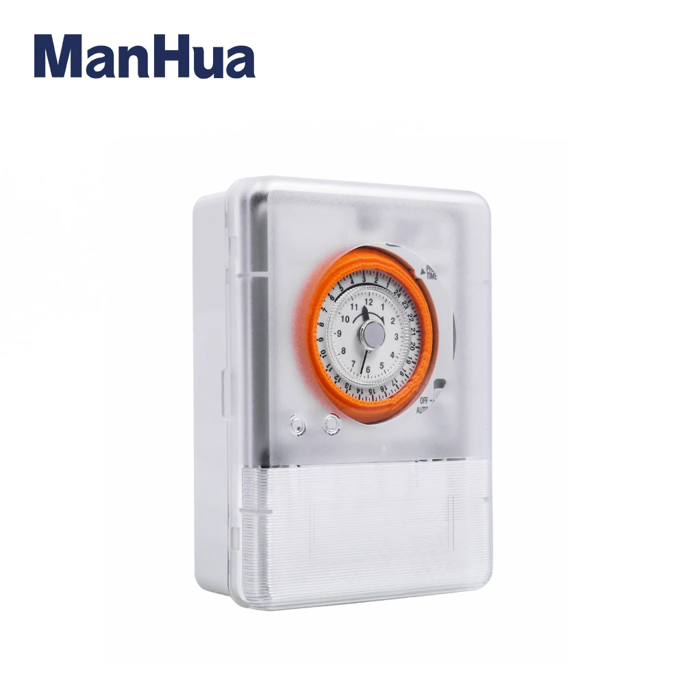 ManHua-MT37-100-240VAC-20A-Din-Rail-Mechanical-Timer-Switch-Outdoor ...