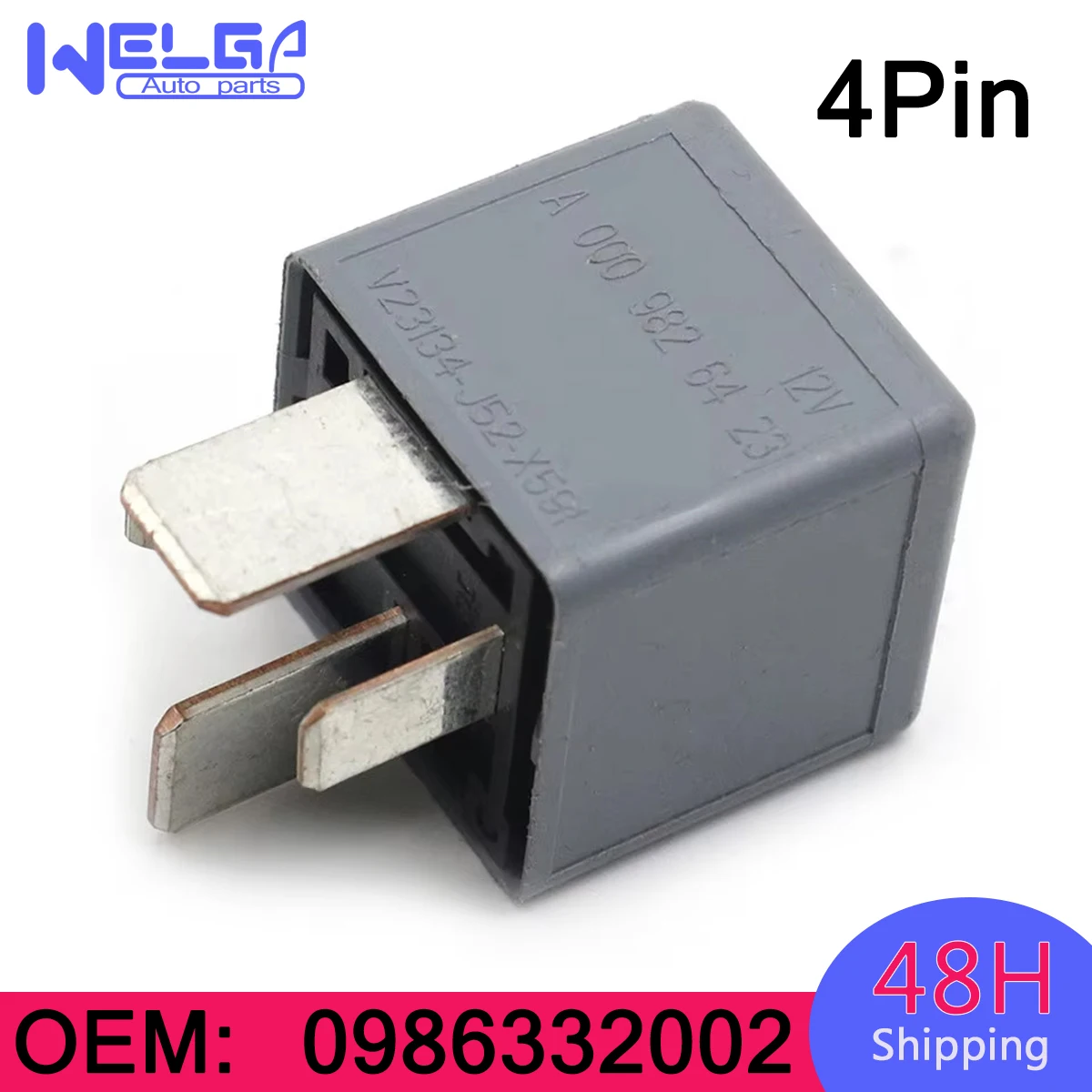 0986332002-Car-Relay-4Pin-12V-for-Mercedes-Benz-for-Volkswagen-for-Audi ...