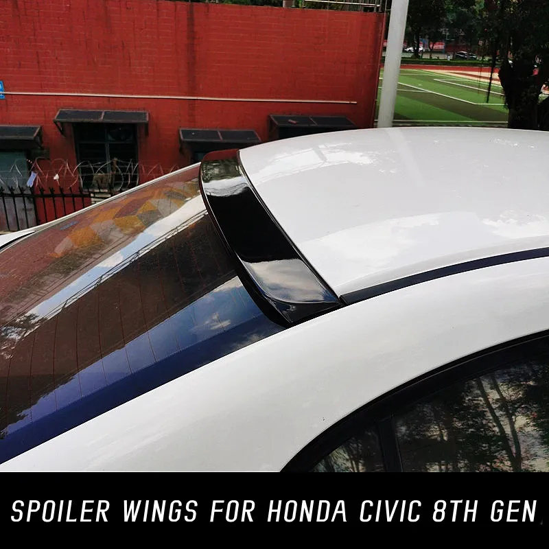 Car Rear Window Roof Car Spoiler Wings Bodykit For 2006-2011 Honda ...